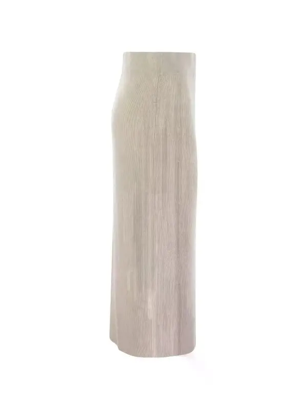Brunello Cucinelli Ribbed Midi Skirt