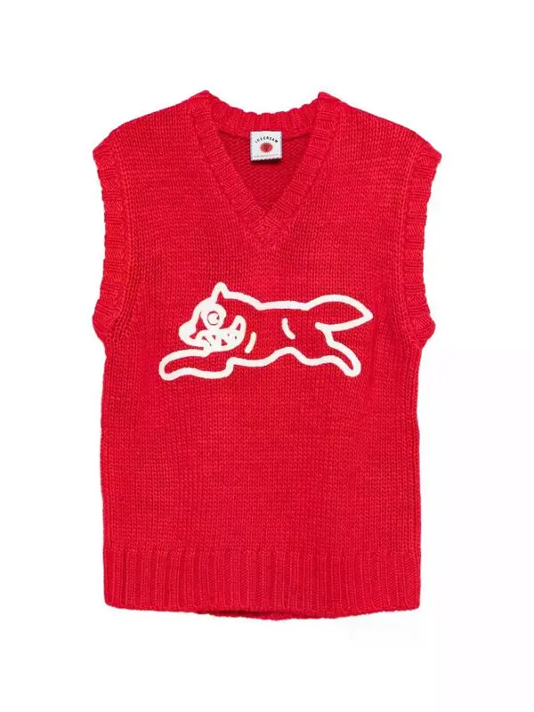 BILLIONAIRE BOYS CLUB Running Dog V-neck Vest
