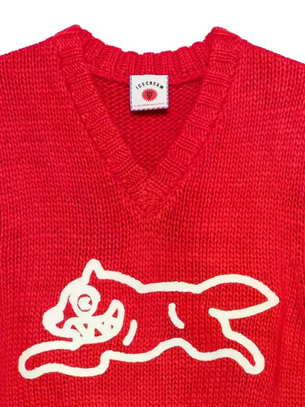 BILLIONAIRE BOYS CLUB Running Dog V-neck Vest