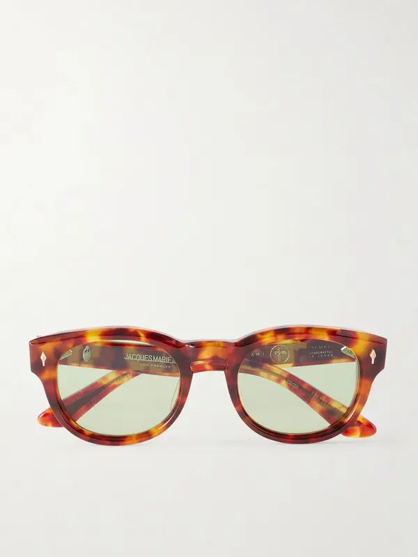 JACQUES MARIE MAGE Dr. Dream Round-frame Sunglasses - Tortoiseshell