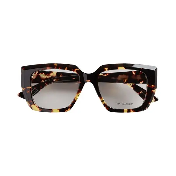 Bottega Veneta Square Frame Glasses - Brown