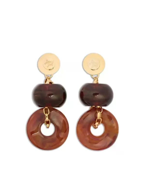 Dsquared2 Tone Bead Embellishment Dangle Earrings - Gold