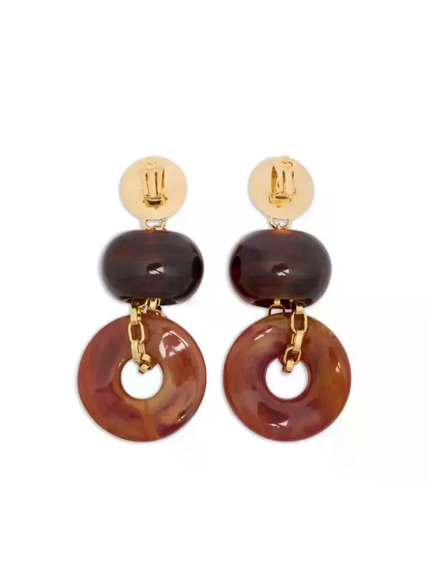 Dsquared2 Tone Bead Embellishment Dangle Earrings