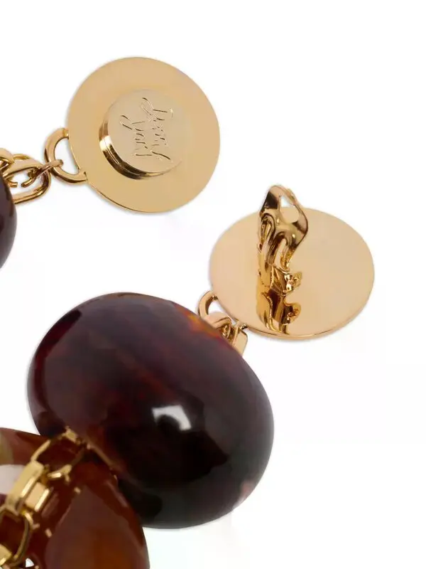 Dsquared2 Tone Bead Embellishment Dangle Earrings