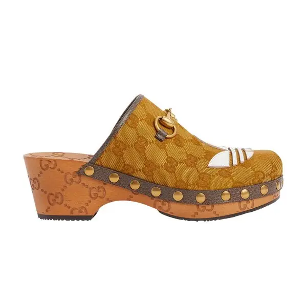 Gucci Adidas X Horsebit Clog - Brown