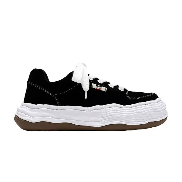 Mihara Yasuhiro Oliver Og Sole Suede Low Sneakers - Black