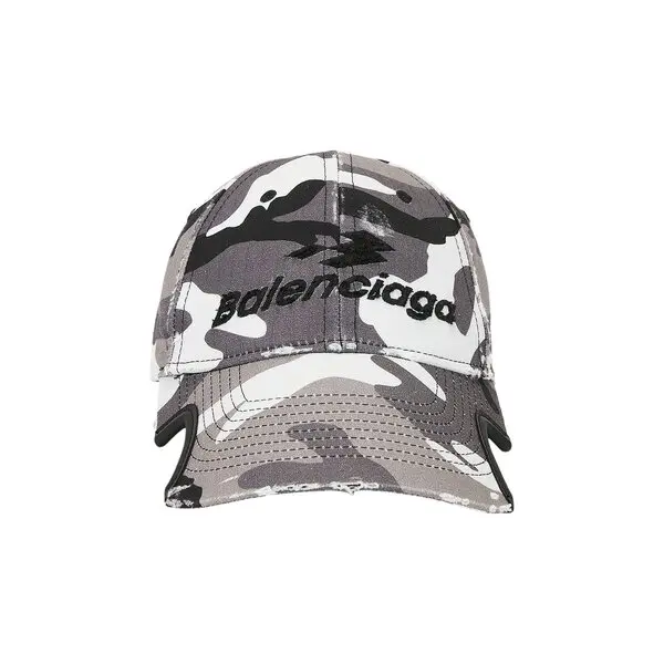 Balenciaga Camo Cap - Grey