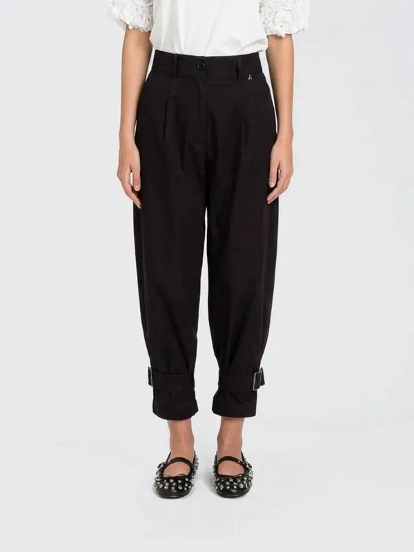TWINSET Buckled Cuffed Trousers