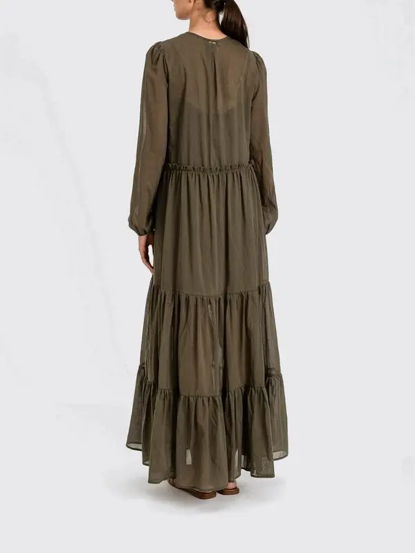 TWINSET Long Sleeve Cotton Dress