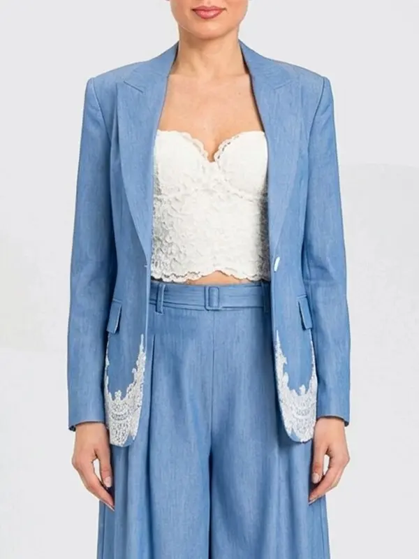 TWINSET Lace Bustier Top - White