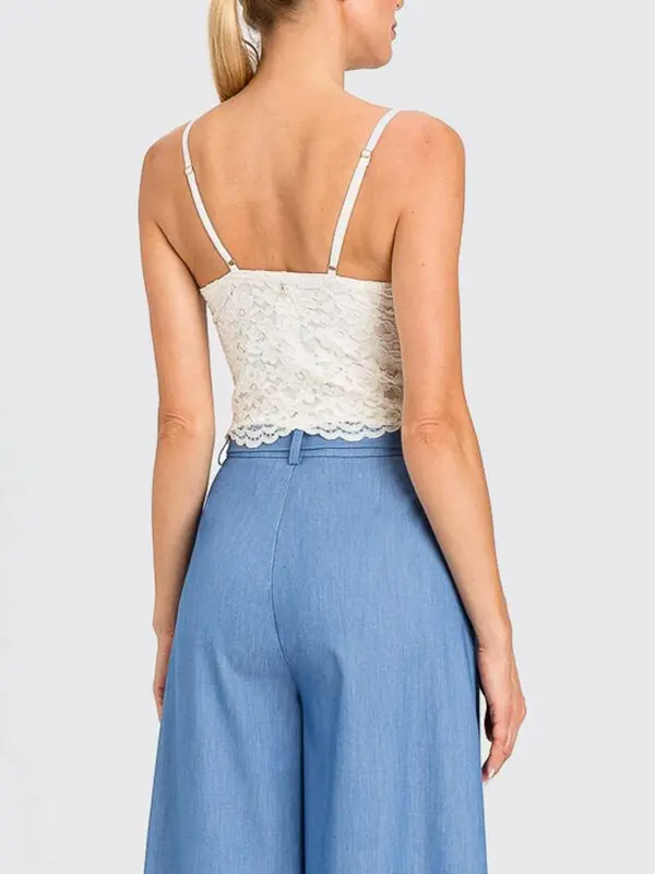 TWINSET Lace Bustier Top