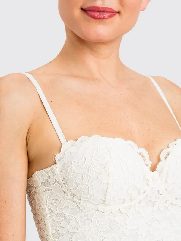TWINSET Lace Bustier Top