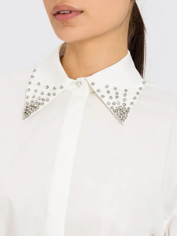 TWINSET Embellished Collar Shirt