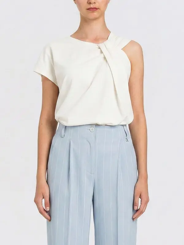 TWINSET Asymmetric One-shoulder T-shirt