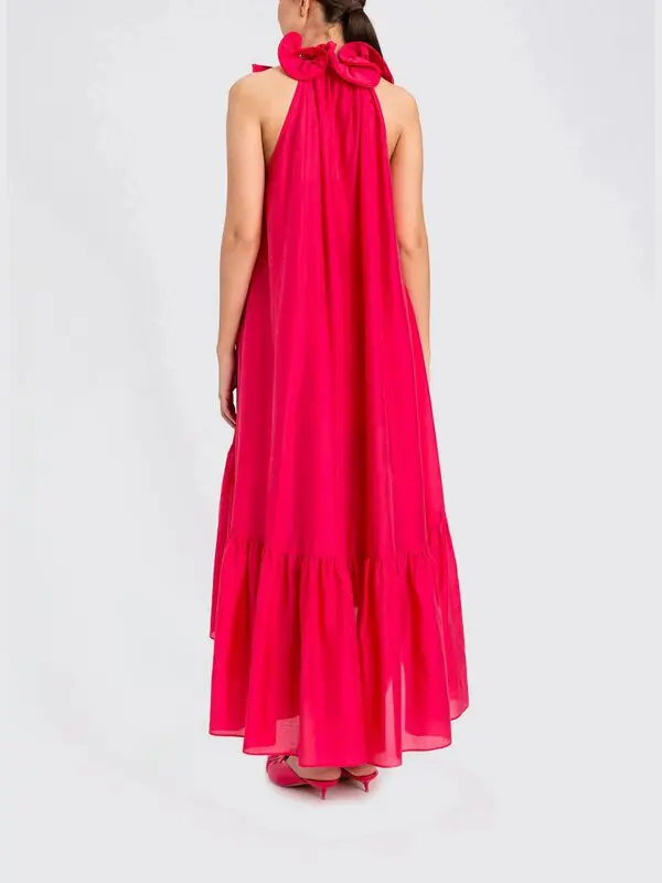 TWINSET Sleeveless Tiered Ruffled Dress