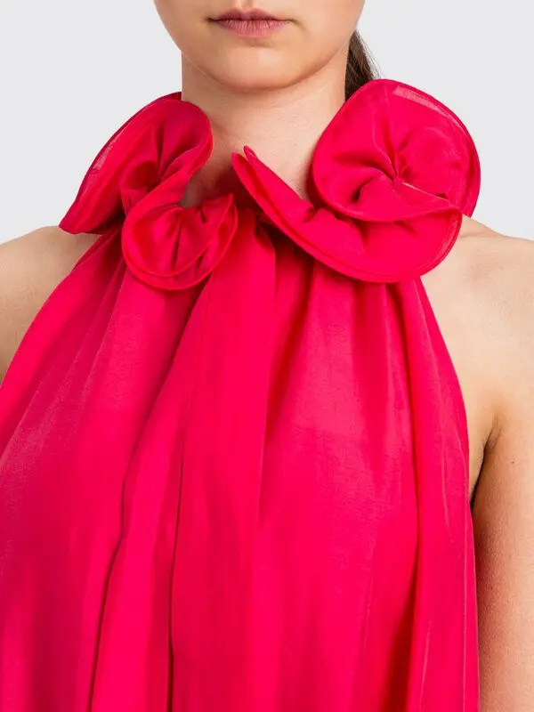 TWINSET Sleeveless Tiered Ruffled Dress