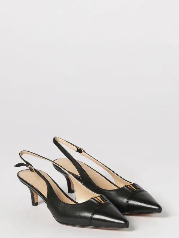 TWINSET Slingback Pumps With Decorative Buckle - Black