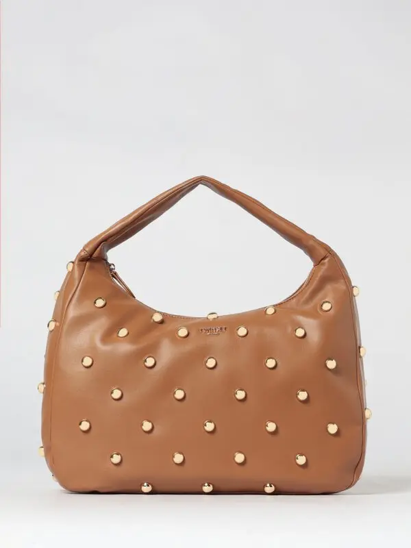 TWINSET Studded Shoulder Bag - Leather