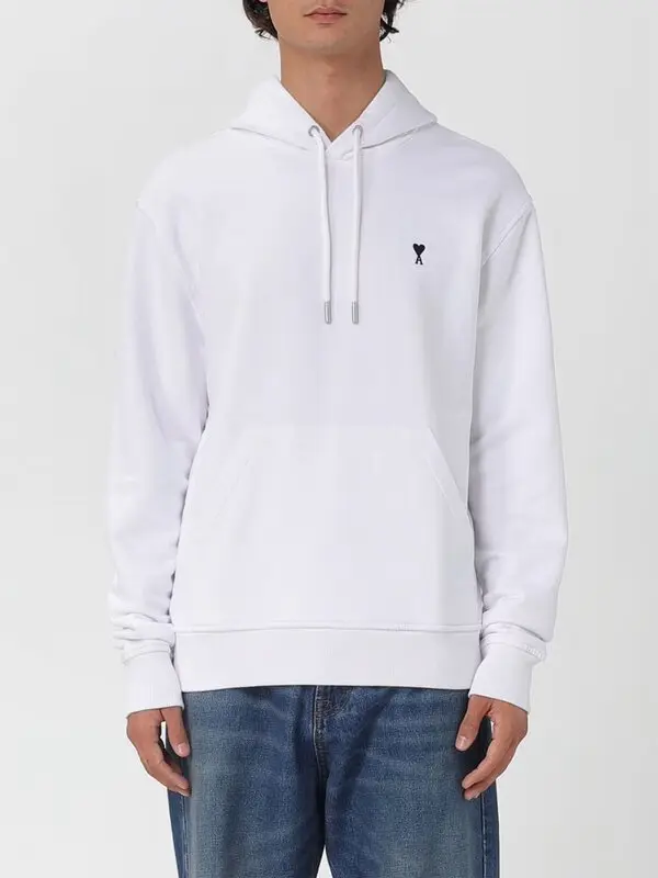AMI Paris Hoodie - White