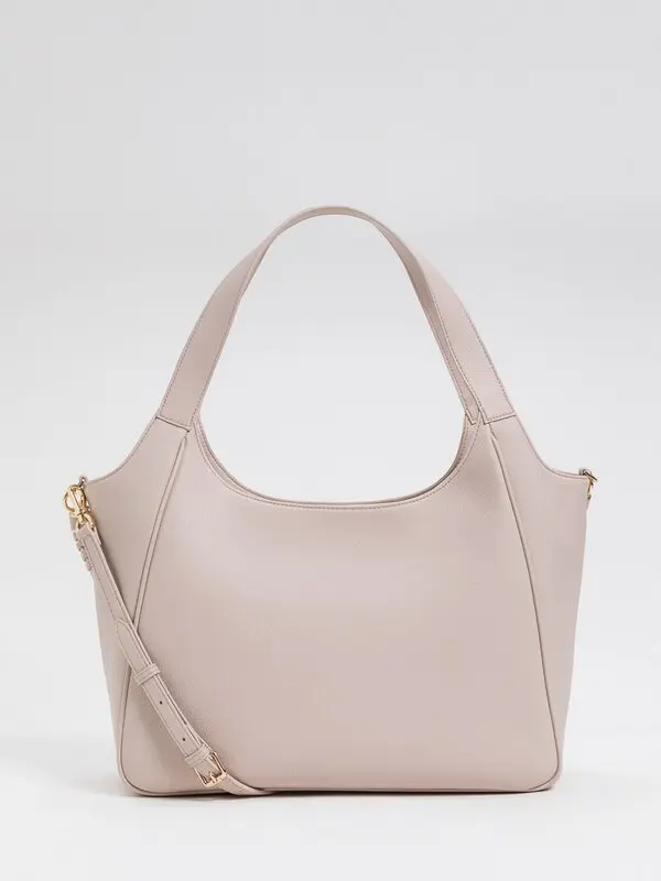TWINSET Faux Leather Handbag With Chain Detail