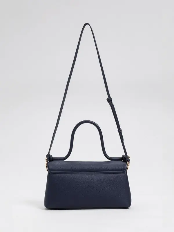 TWINSET Faux Leather Mini Handbag - Blue