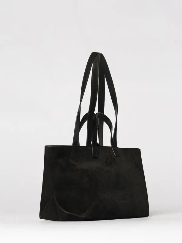 A.p.c. Suede Large Drummer Bag - Black