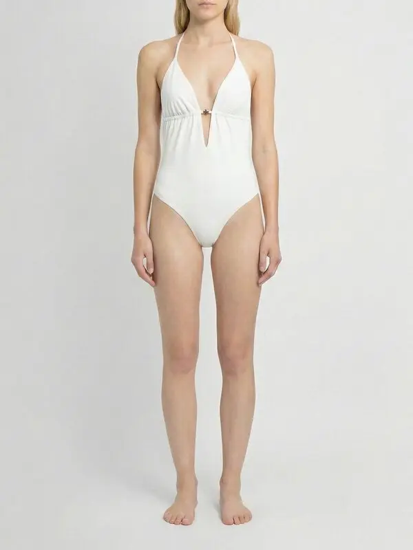 Tory Burch One Piece Swimsuit - White