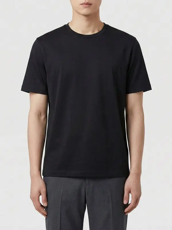 Herno Basic Cotton T-shirt - Black