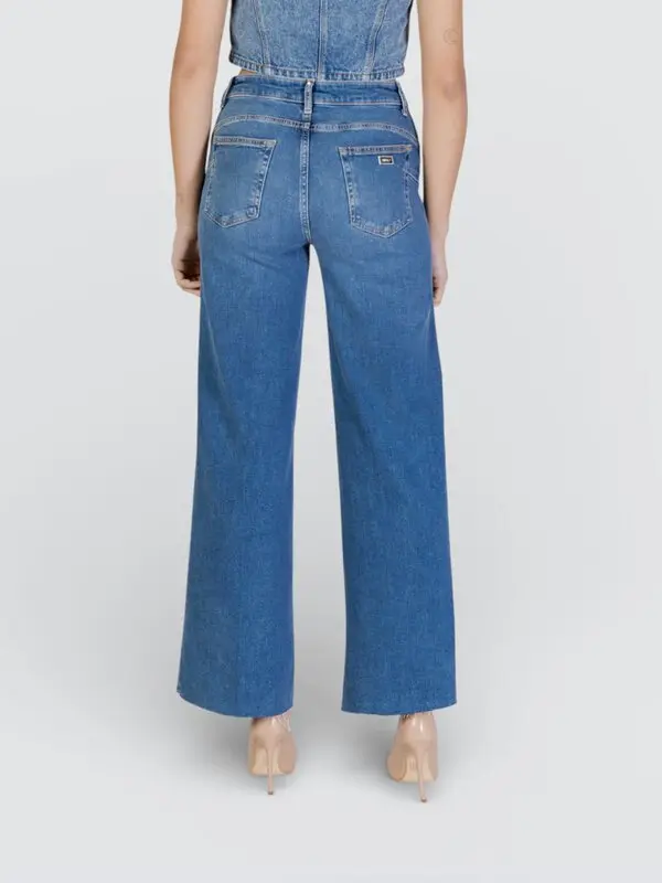 Liu Jo Flared Stretch Denim Jeans - Blue