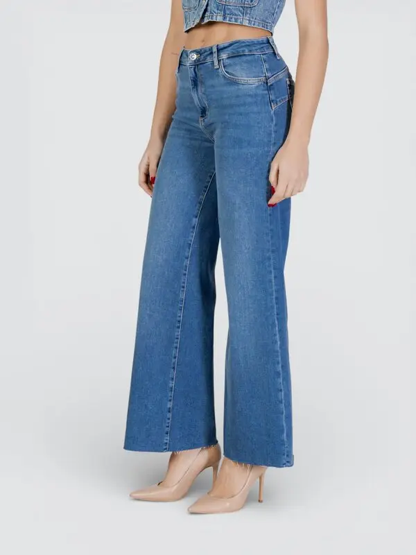 Liu Jo Flared Stretch Denim Jeans - Blue