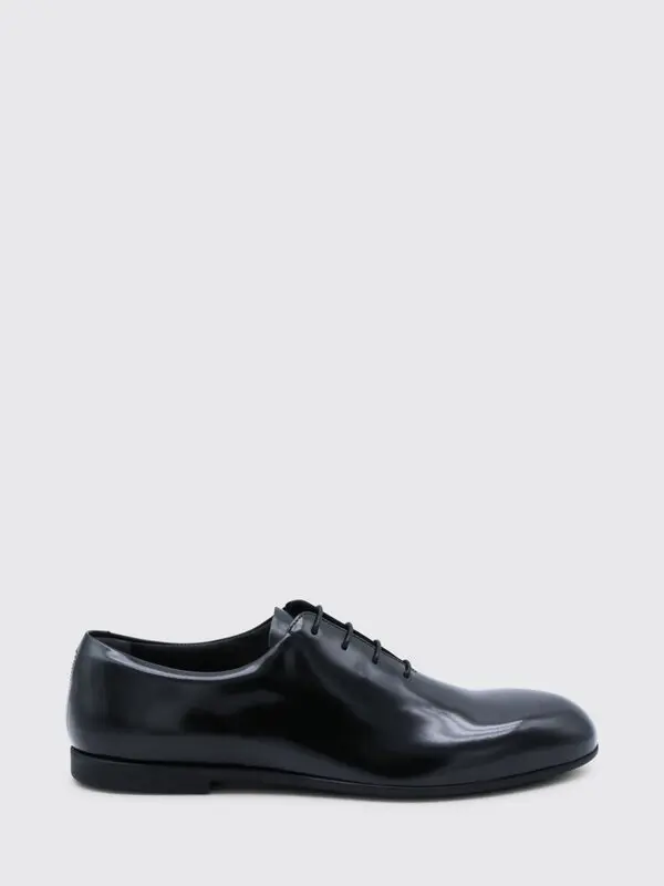 JIL SANDER Leather Oxford Shoes - Black