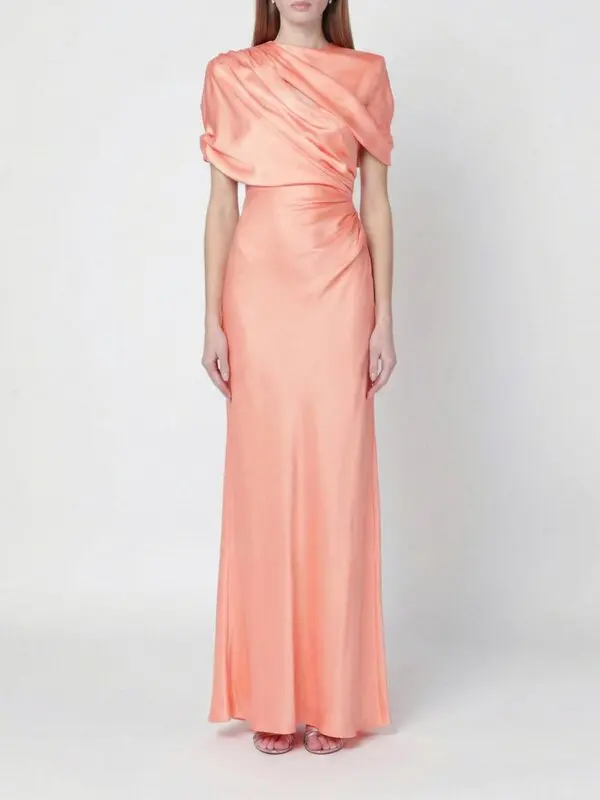 Stella McCartney Drape Detailed Dress - Pink