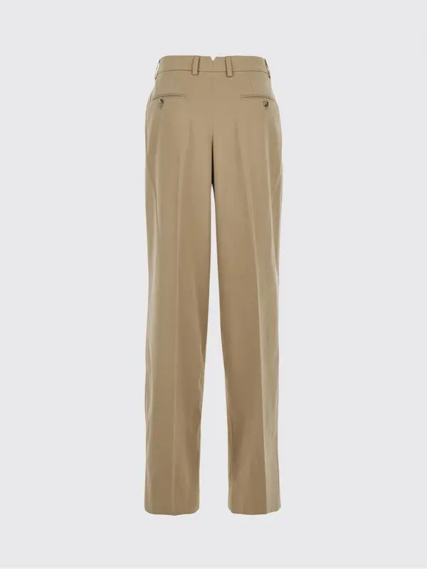 AMI Paris Tailored Wide Leg Pants - Beige
