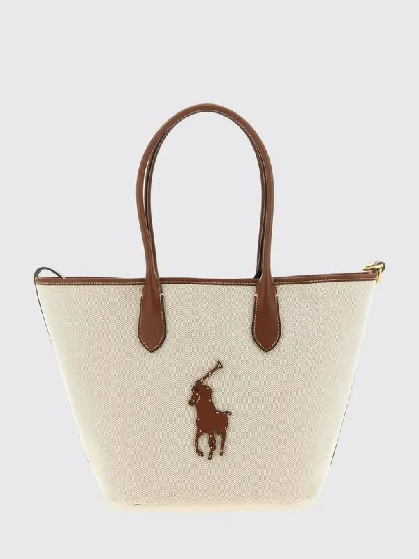 Polo Ralph Lauren Canvas And Leather Bag - Brown