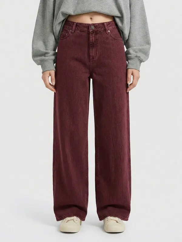 GOLDEN GOOSE Wide-leg Denim Jeans - Burnt