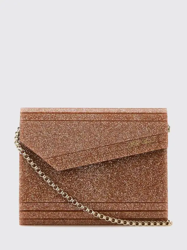 JIMMY CHOO Candy Glitter Resin Clutch Bag - Red