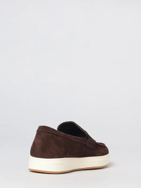 Hogan Suede Calfskin Loafers - Brown