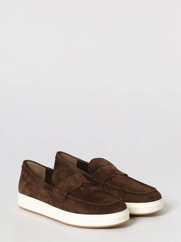 Hogan Suede Loafers - Camel