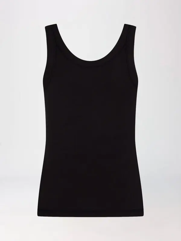 LEMAIRE Ribbed Cotton Tank - Ink