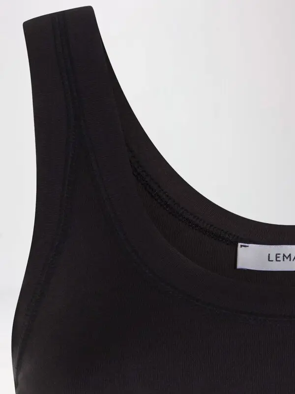 LEMAIRE Ribbed Cotton Tank - Ink