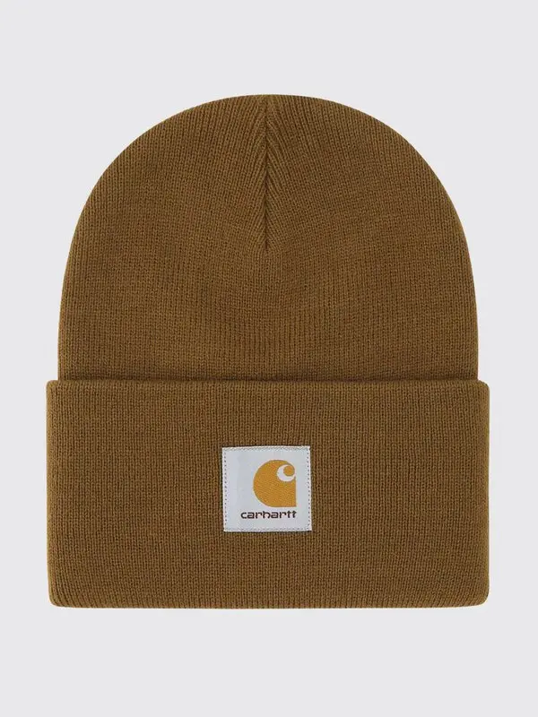 Carhartt Work In Progress Acrylic Ribbed Knit Beanie - Brown