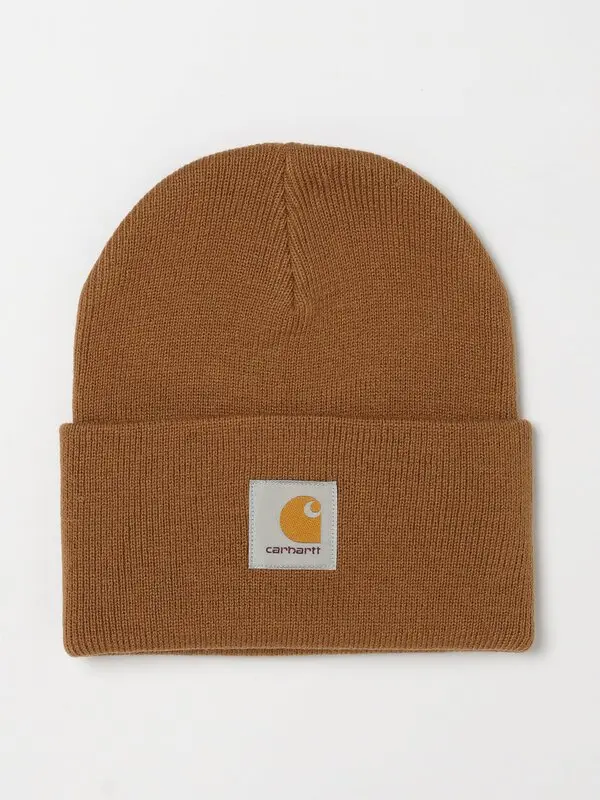 Carhartt Work In Progress Acrylic Ribbed Knit Beanie - Brown