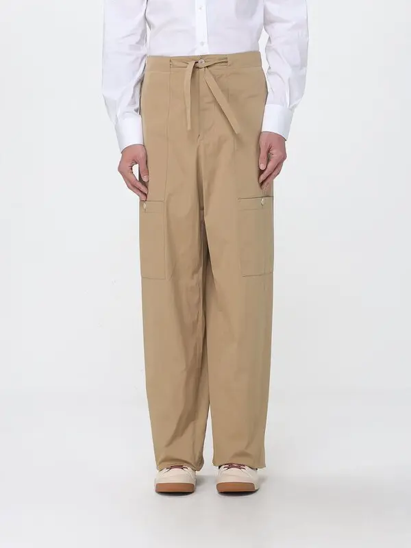 JIL SANDER Cotton Cargo Trousers - Sand