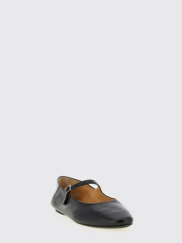 Marsèll Leather Ballerina Flats - Black