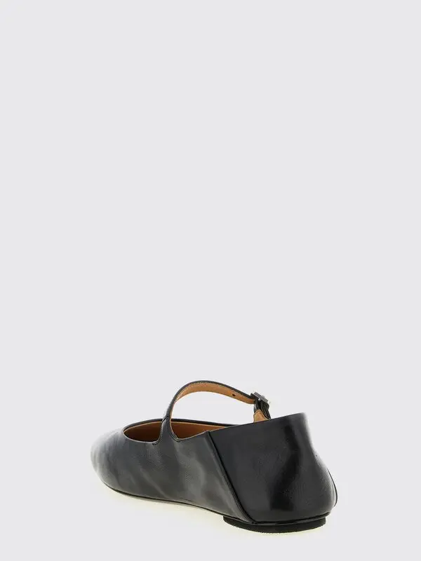 Marsèll Leather Ballerina Flats - Black