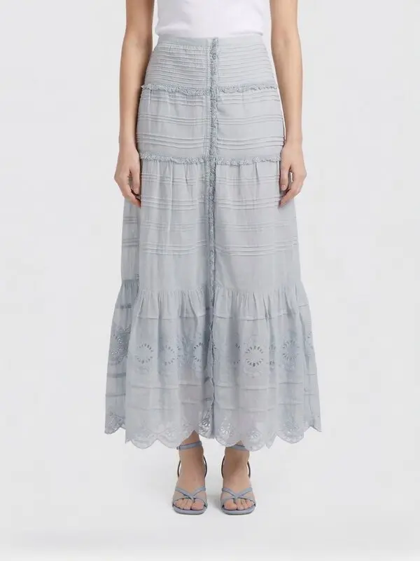 Isabel Marant Étoile Tiered Maxi Skirt - Blue
