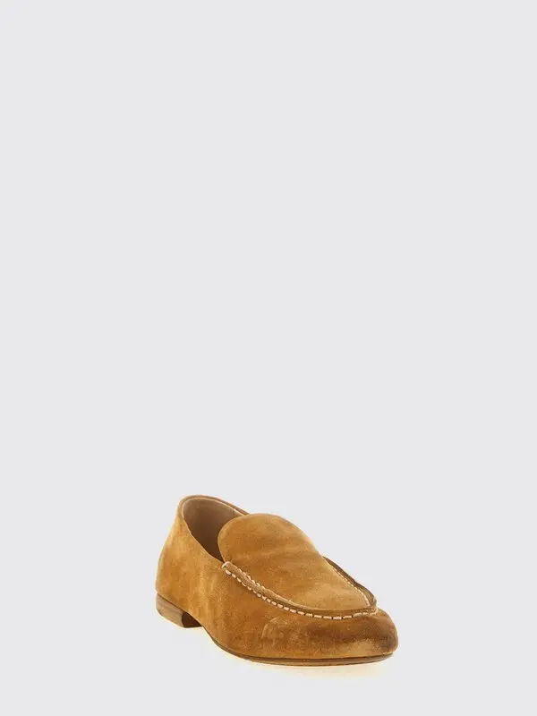 Marsèll Suede Loafers With Raised Apron Seam - Brown
