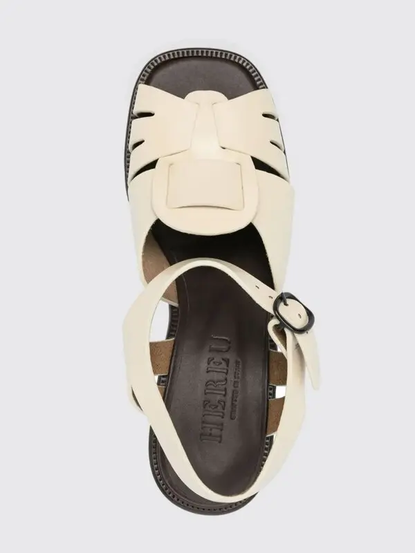Hereu Ancora Leather Sandals - Nude