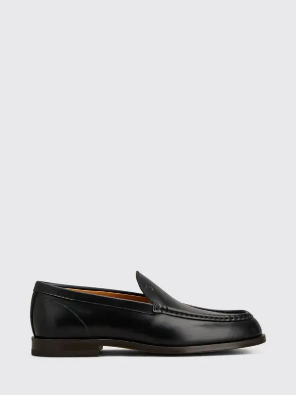 TOD'S Smooth Calf Leather Loafers - Black