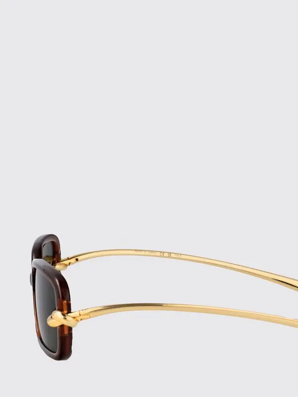 Bottega Veneta Bv1439s Metal And Acetate Sunglasses - Brown